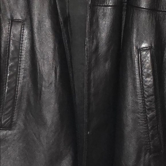 Greg Bell | Jackets & Coats | Greg Bell Vintage Leather Wrap Jacket Car ...